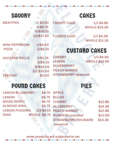 Elmvale Bakery in Elmvle, Ontario – Donuts, Breads, Cookies